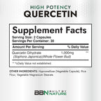 natural quercetin supplement for health