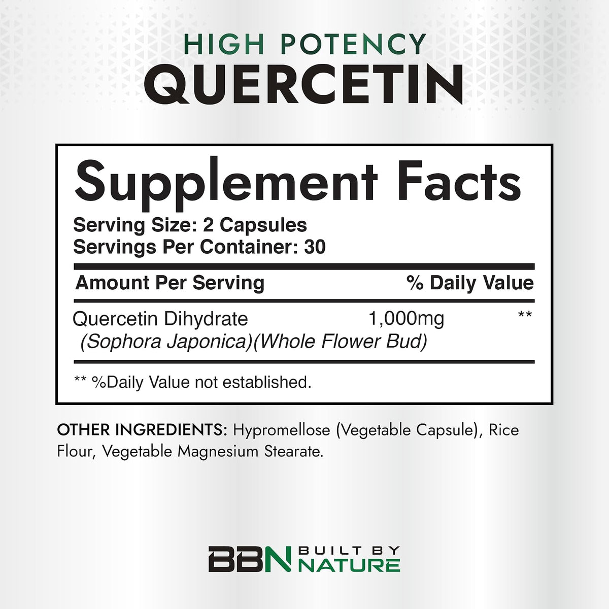 natural quercetin supplement for health