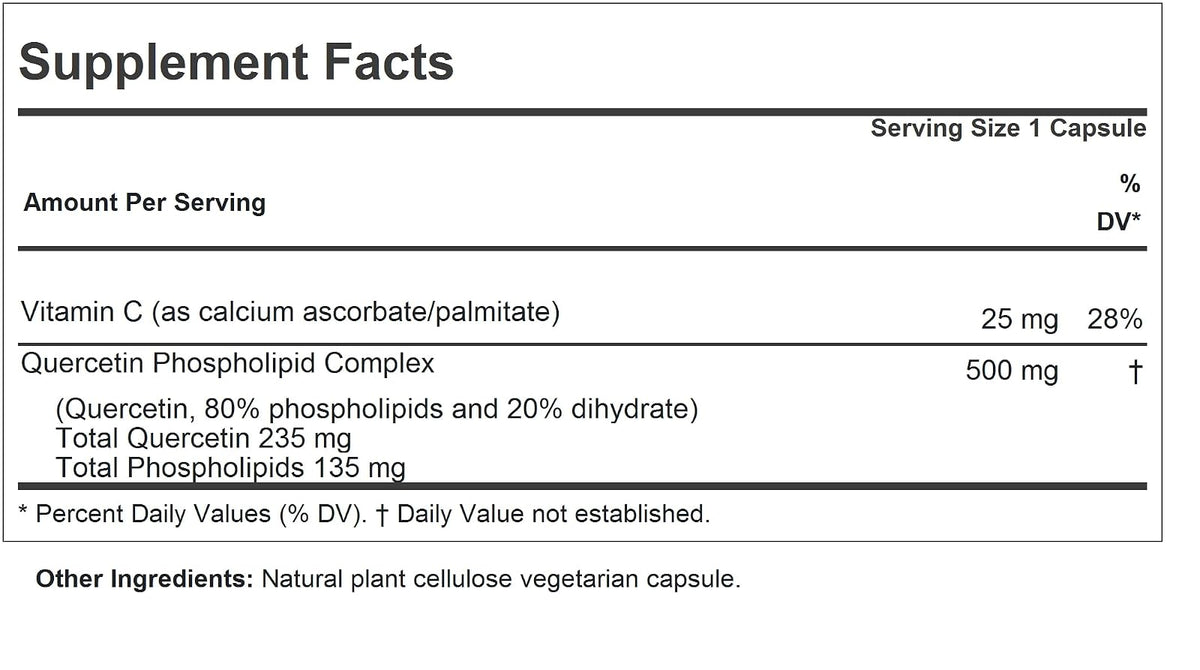 natural quercetin supplement for immunity