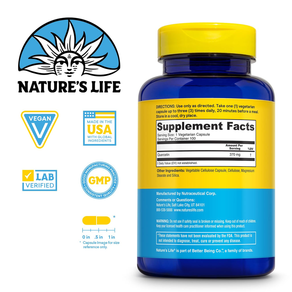 natural quercetin supplement for wellness