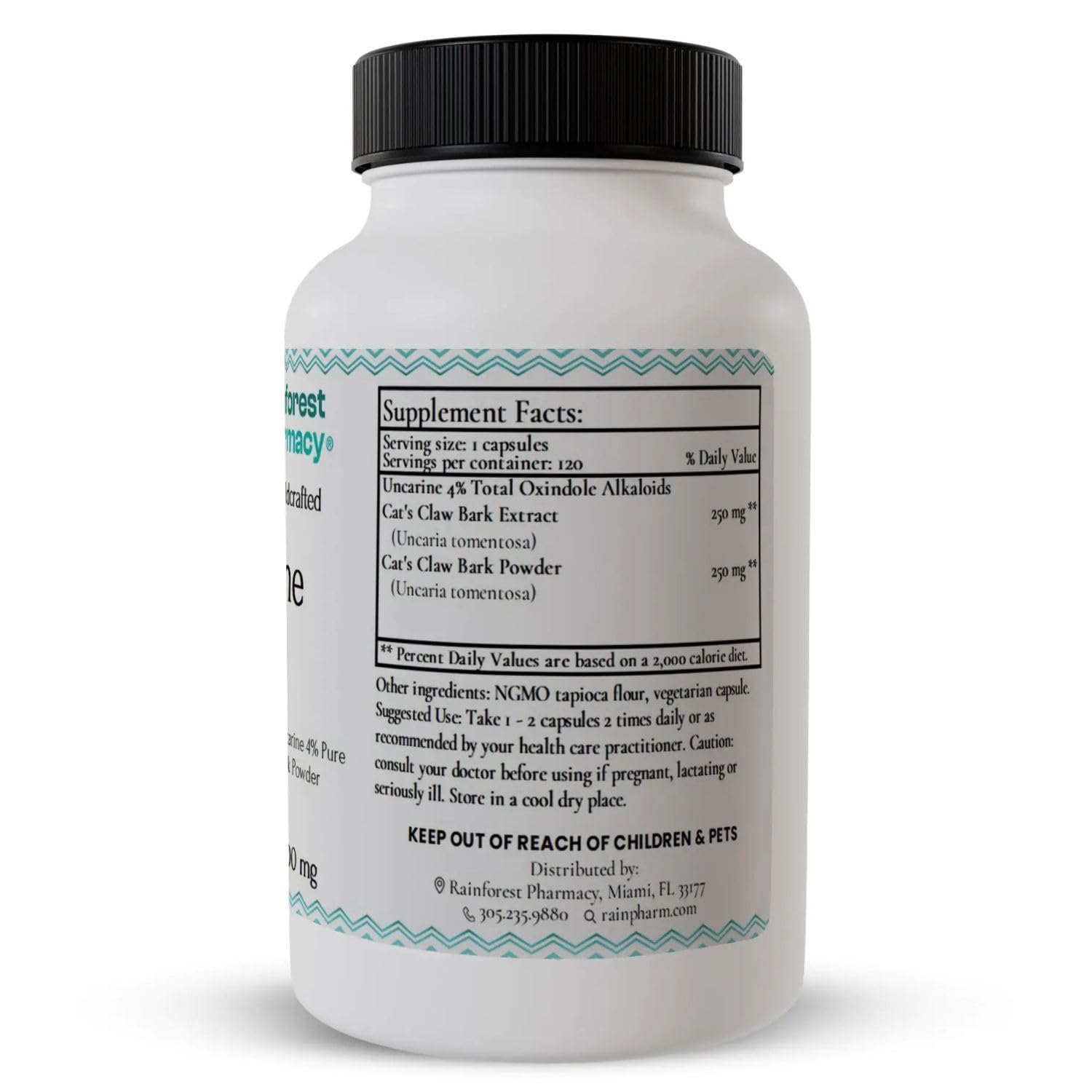 natural rainforest sourced herbal capsules