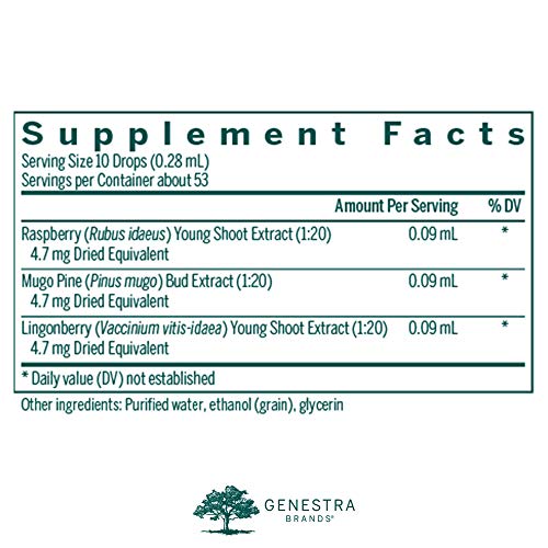 natural raspberry and mugo pine extract
