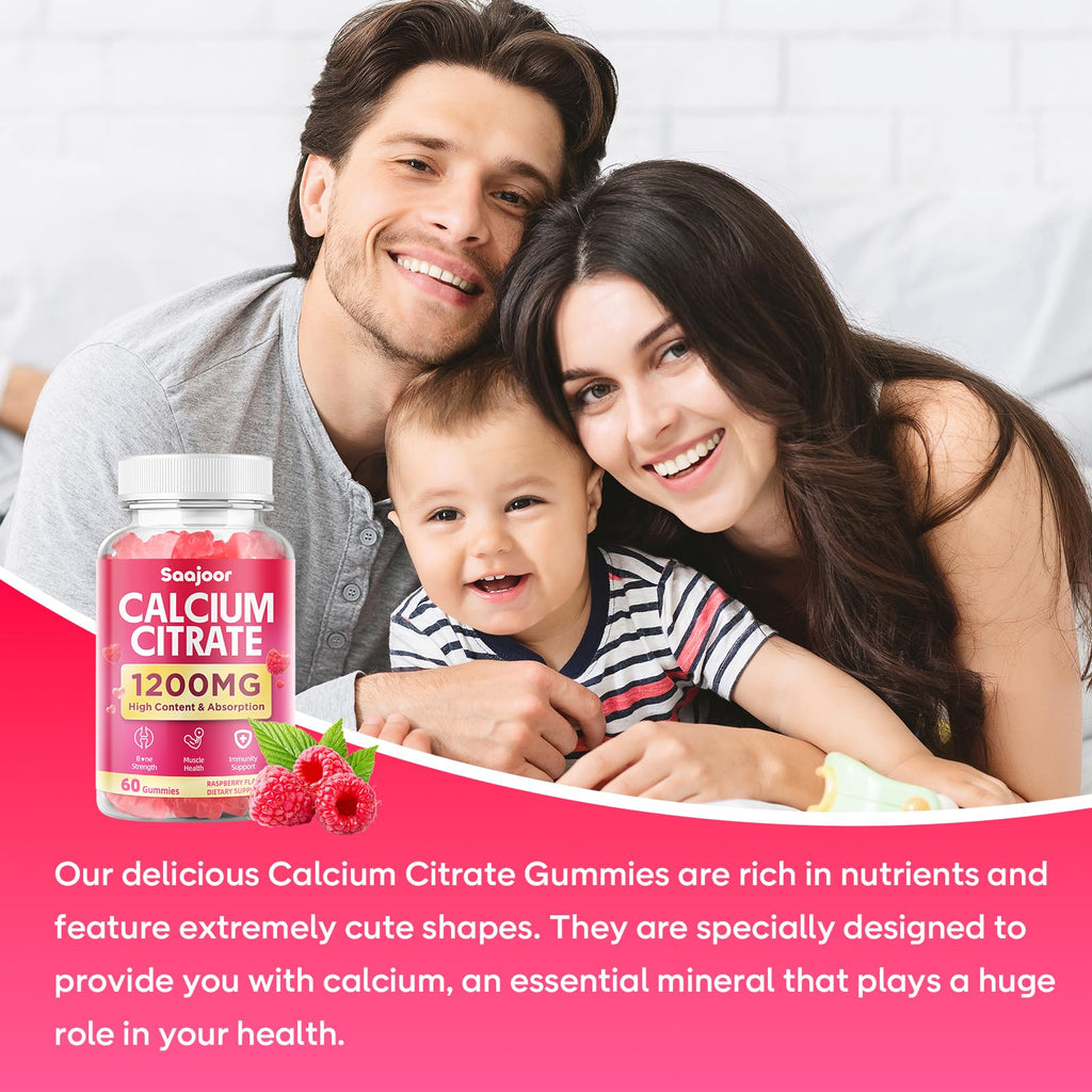 natural raspberry calcium citrate for better absorption