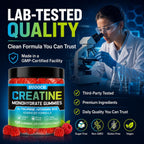 Natural raspberry creatine for workout boost