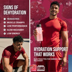 natural raspberry flavour electrolyte mix