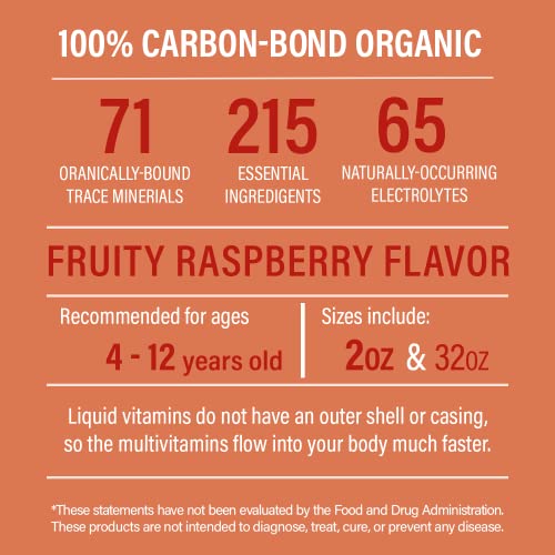 natural raspberry flavour kids vitamins