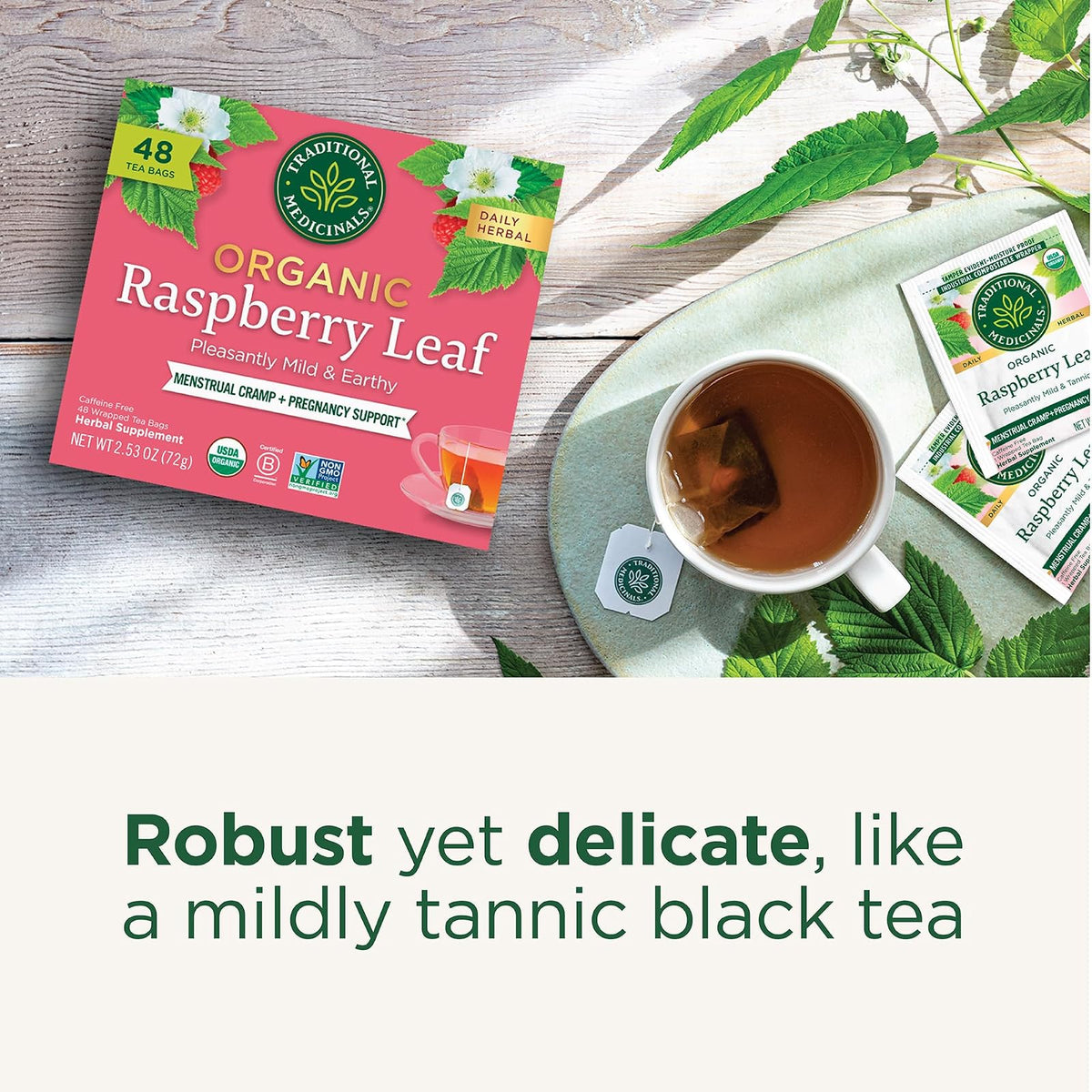 natural raspberry leaf tea bags