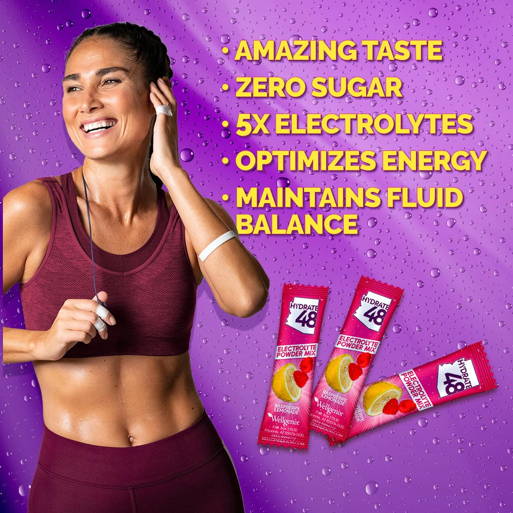 Natural raspberry lemonade electrolyte blend