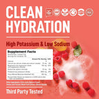 natural raspberry lemonade electrolyte drink