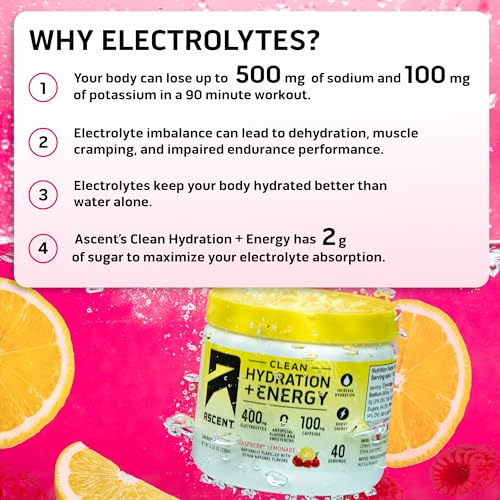 Natural raspberry lemonade hydration solution