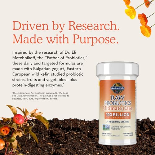 Natural raw probiotics for gut health
