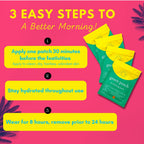 Natural recovery patches with vitamins