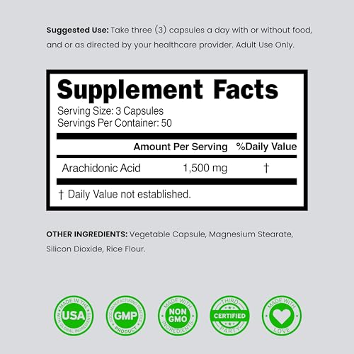 Natural recovery with Arachidonic Acid