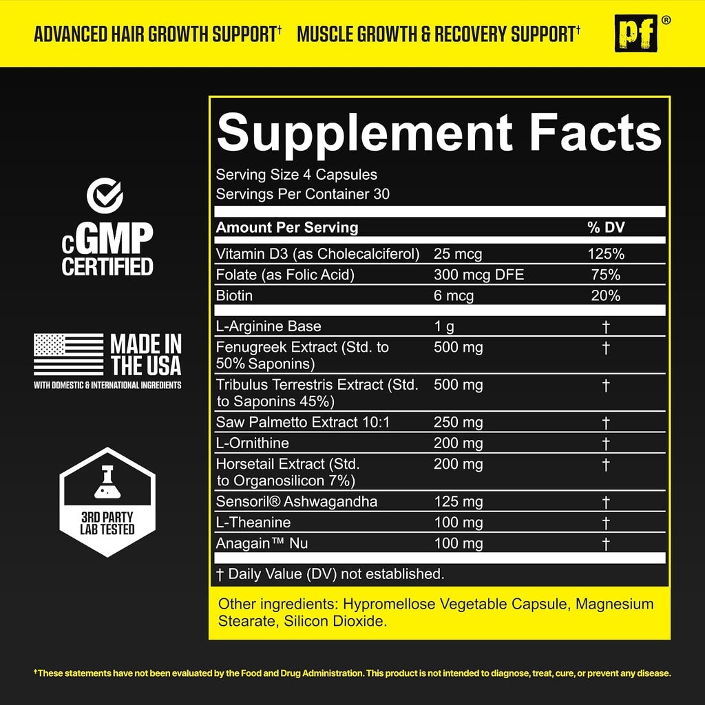 Natural recovery with Pharmafreak Growth Freak