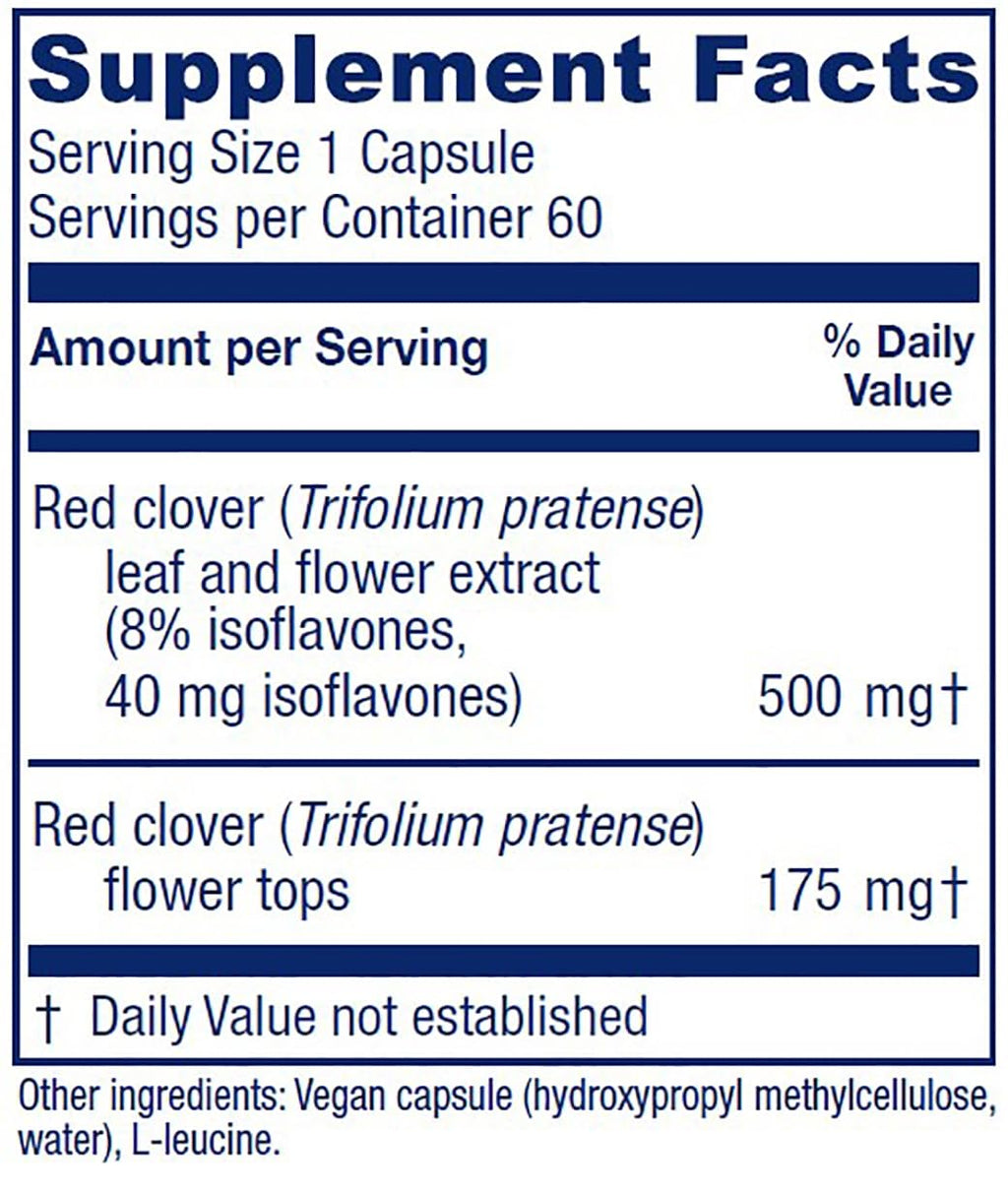 natural red clover extract capsules