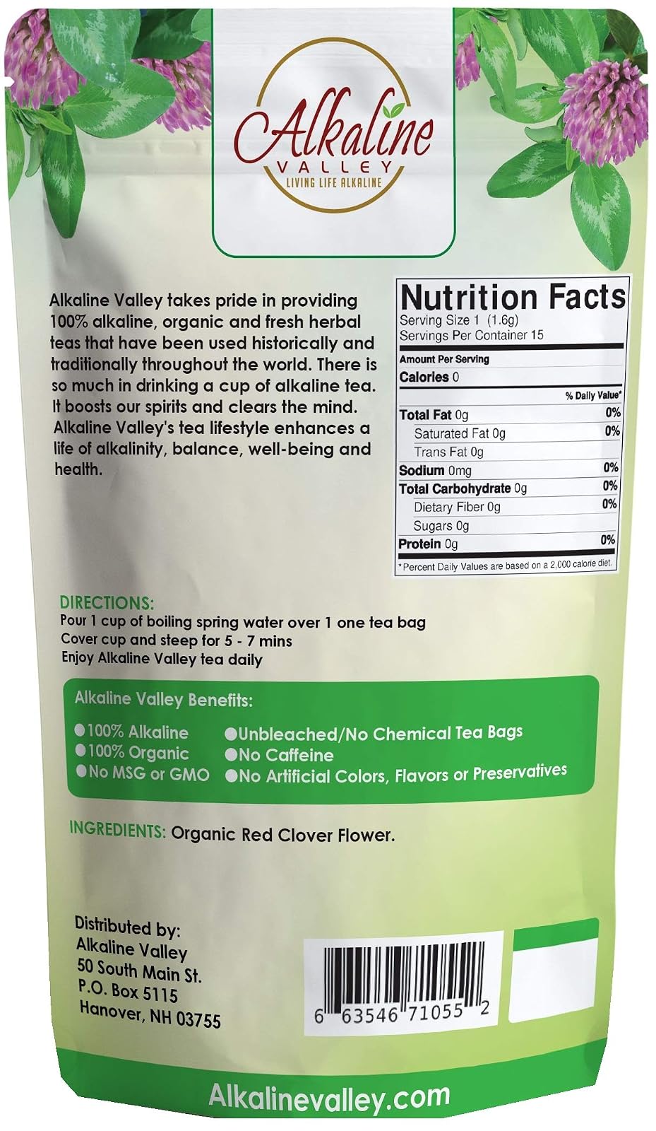 natural red clover tea for relaxation