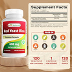 natural red yeast rice capsules for cholesterol