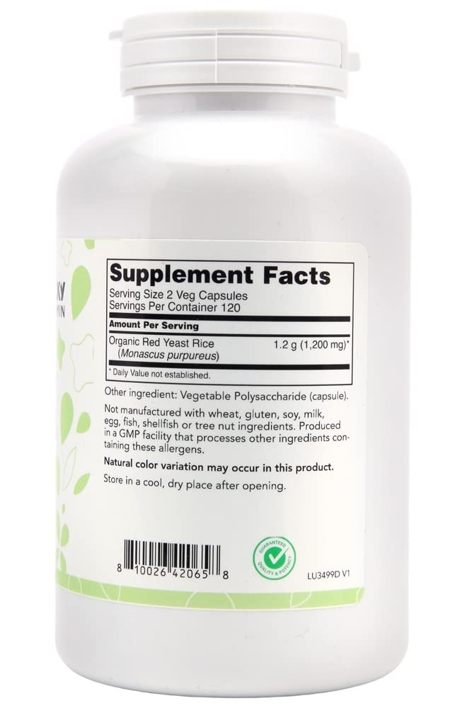 natural red yeast rice supplement