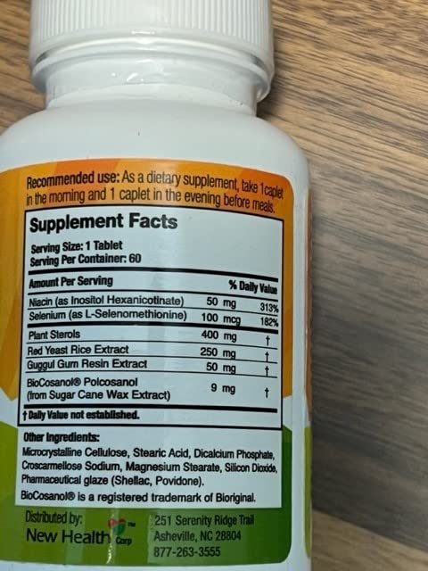 natural red yeast rice supplement