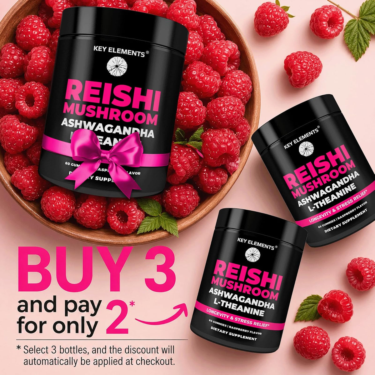 natural reishi gummies with L-Theanine