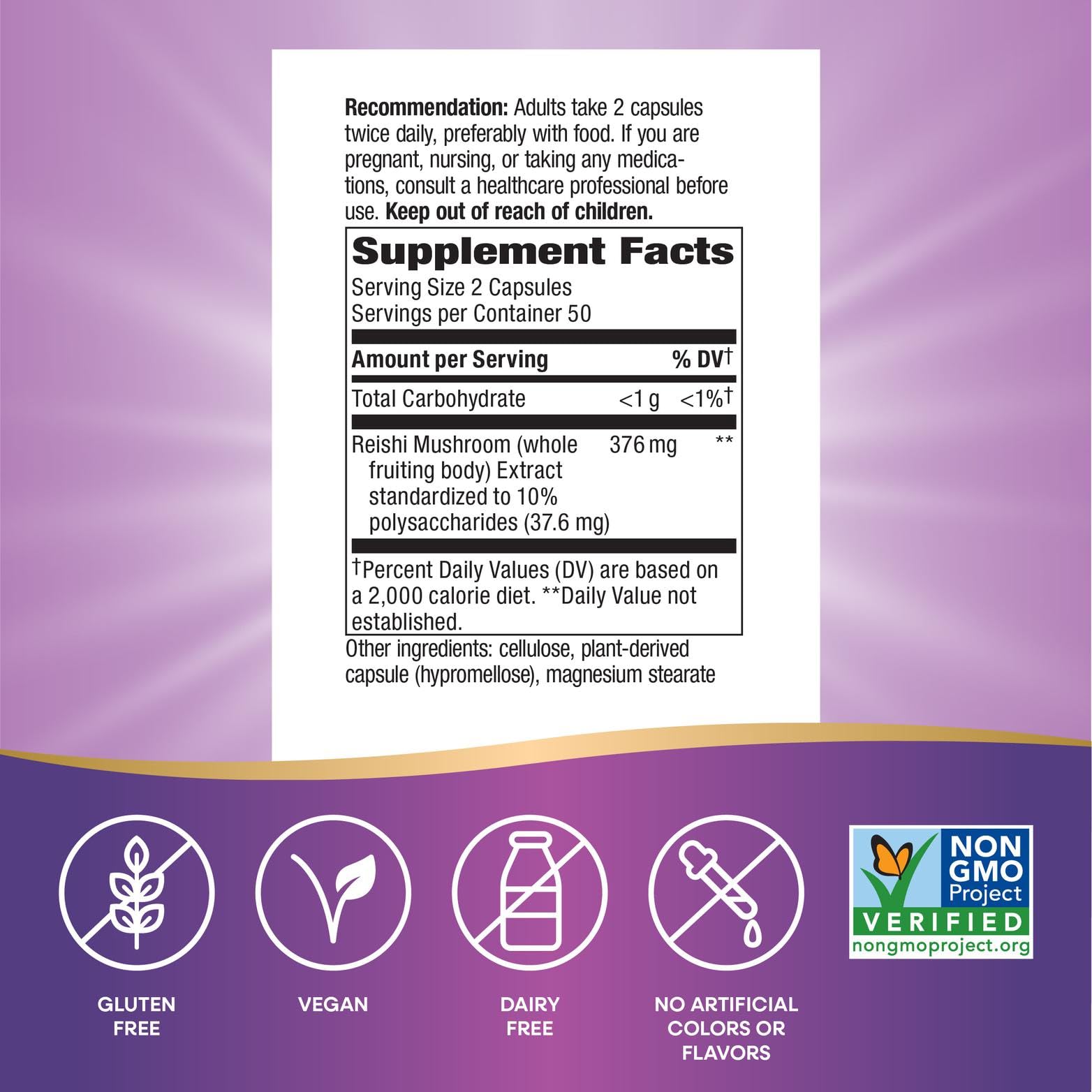 natural reishi mushroom supplement for relaxation
