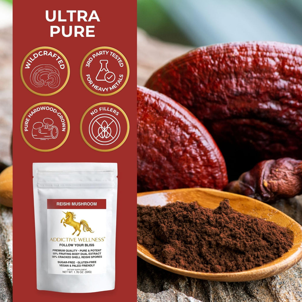 natural reishi mushrooms for vitality