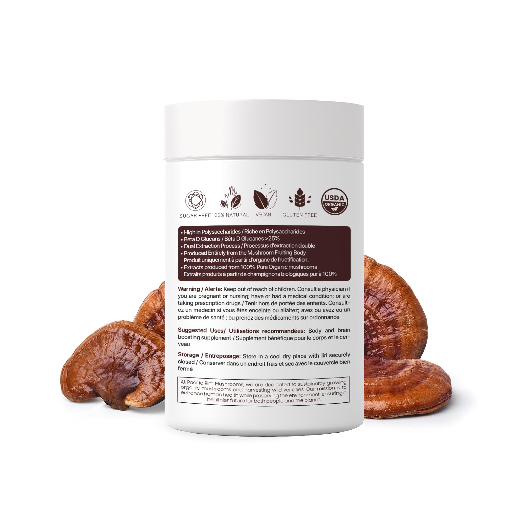 natural reishi mushrooms for wellness
