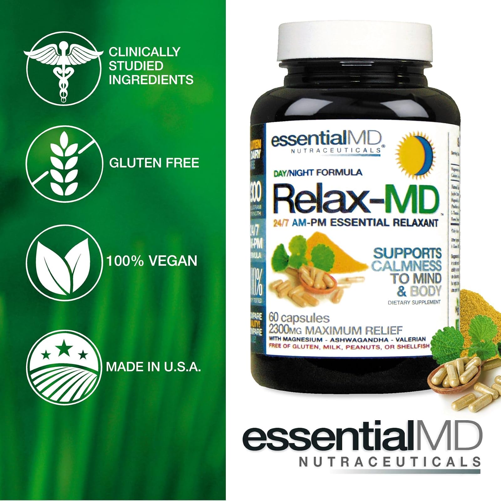 Natural Relax essentials for stress relief