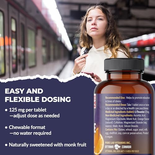 Natural relaxation support chewable tablets