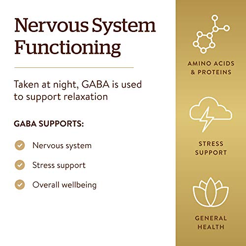 natural relaxation with Solgar GABA