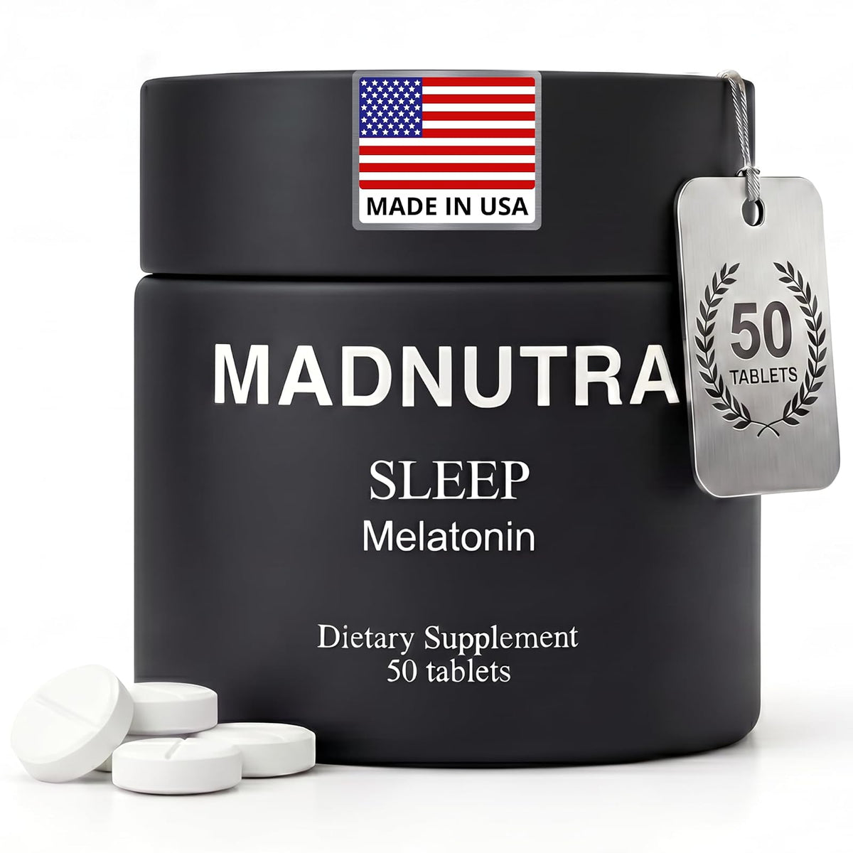 Natural Relaxium melatonin tablets for sleep