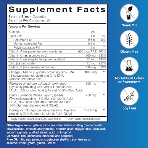 natural relief for dry eyes supplement