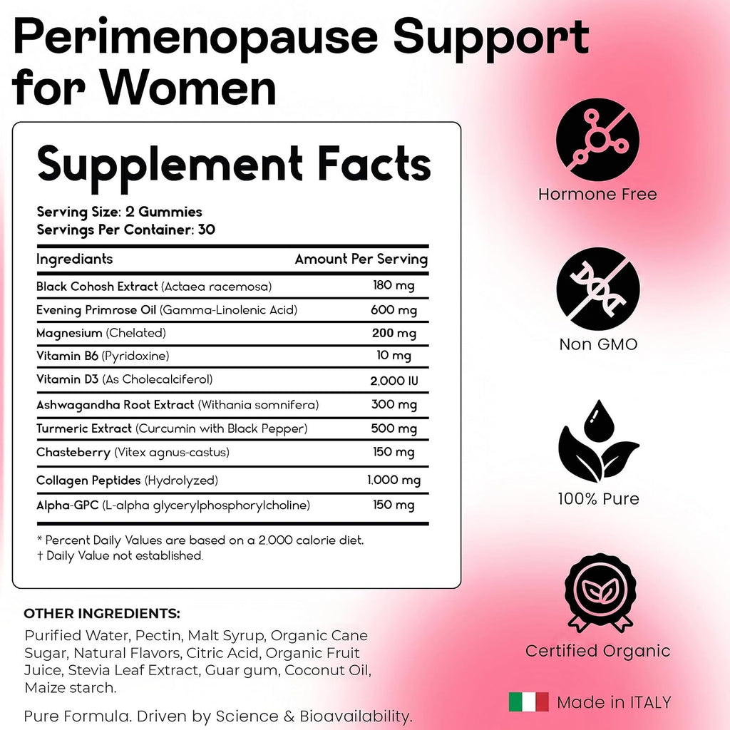 Natural relief for menopause symptoms