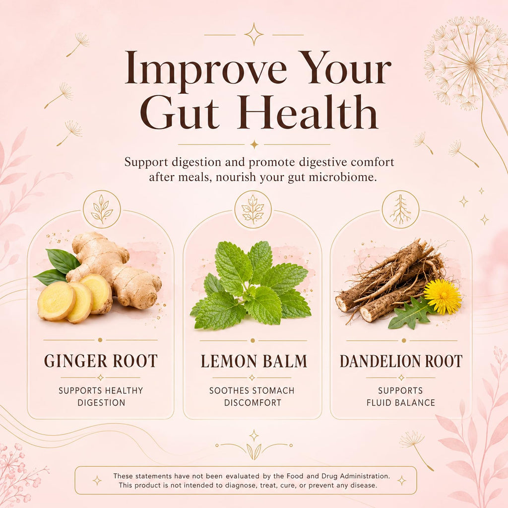 Natural relief from bloating symptoms