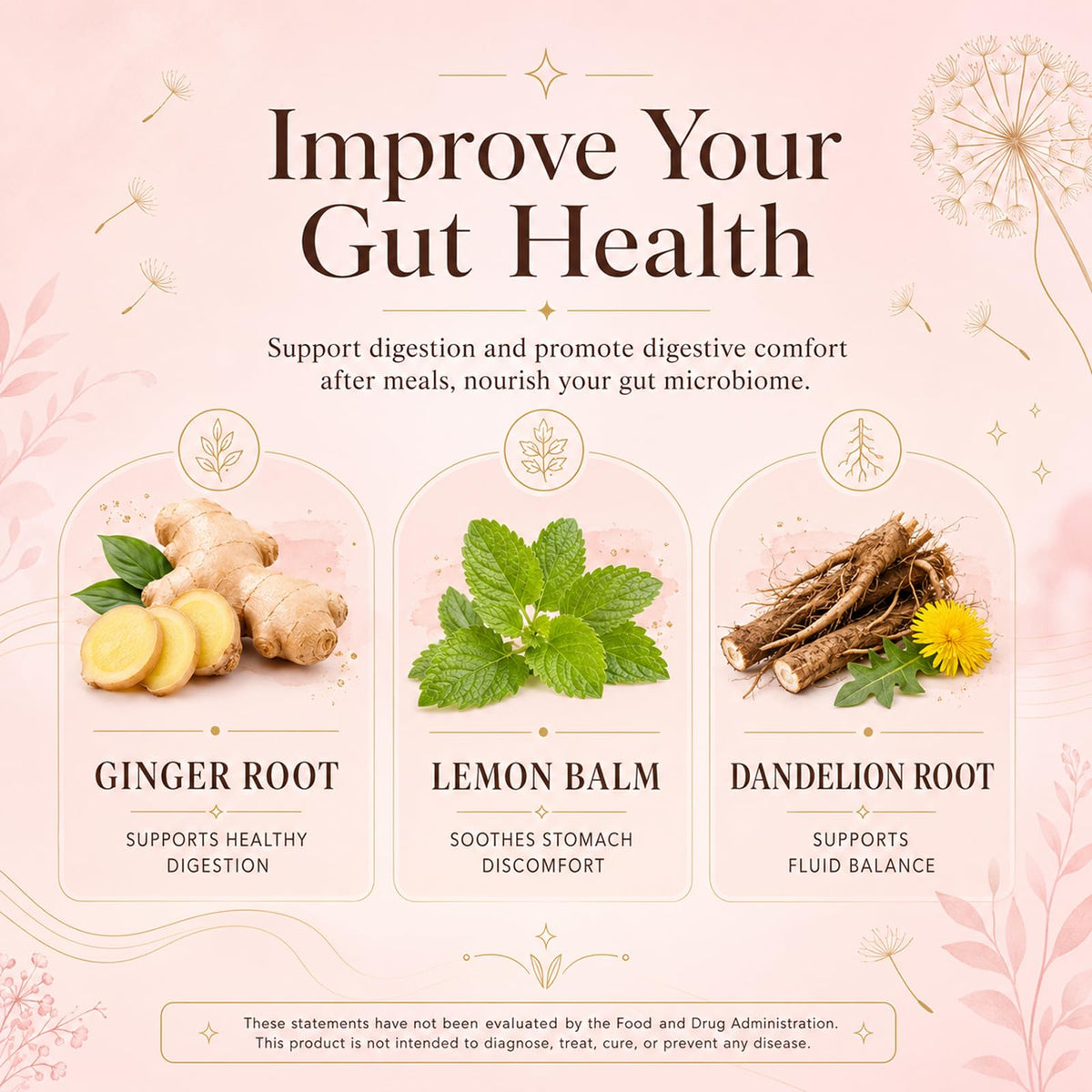 Natural relief from bloating symptoms
