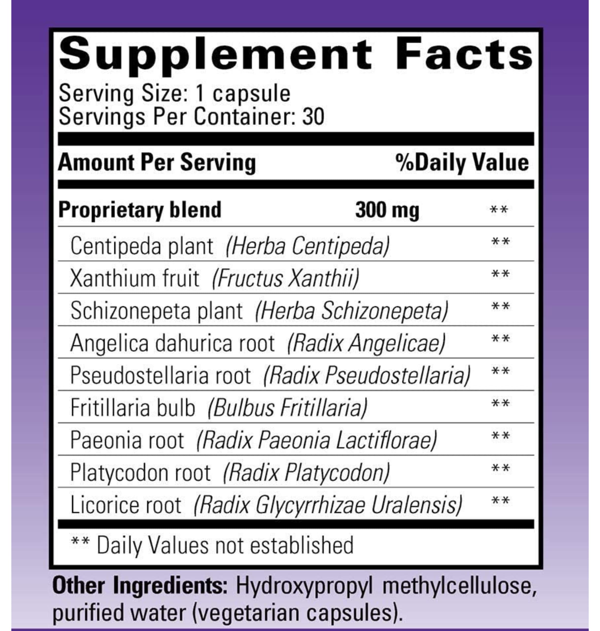 natural relief from seasonal respiratory issues