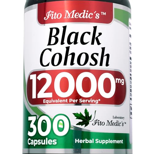 natural relief with black cohosh capsules