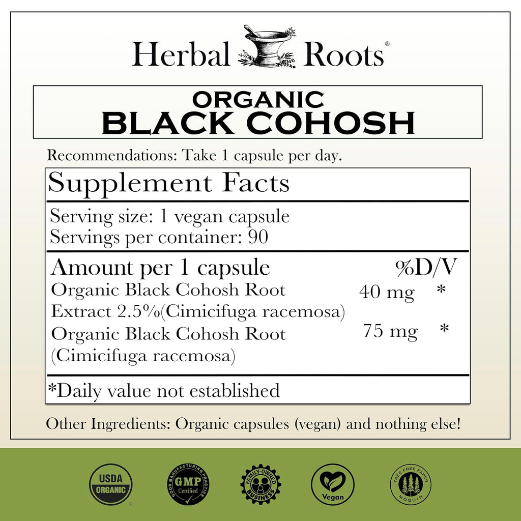 Natural relief with Black Cohosh