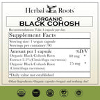 Natural relief with Black Cohosh