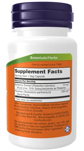 natural relief with Butterbur vitamins