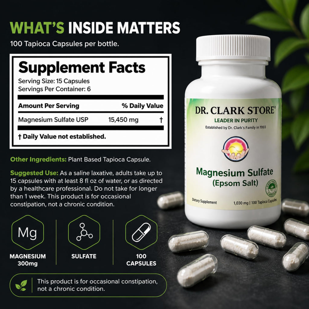 Natural relief with Dr. Clark magnesium