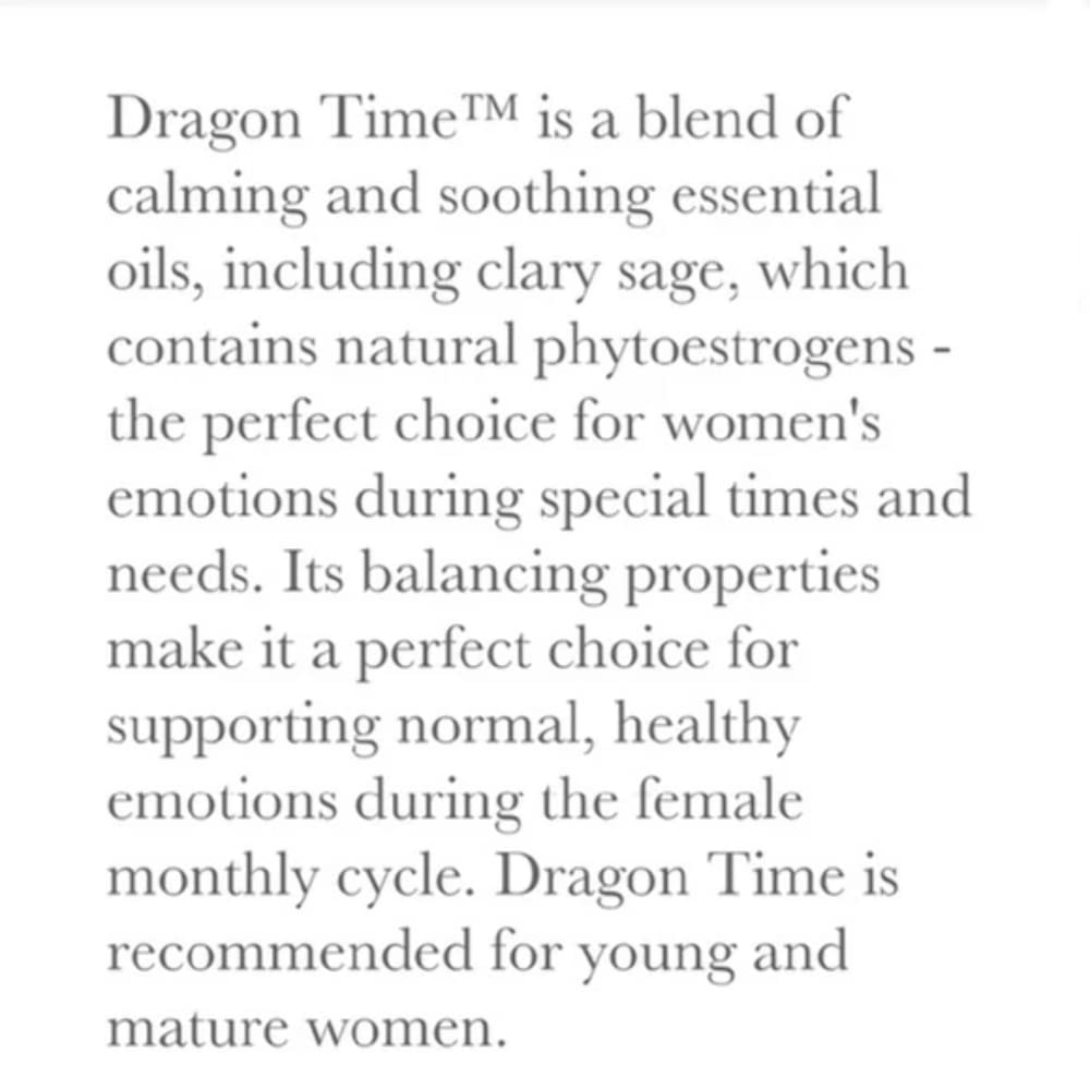natural relief with Dragon Time oil