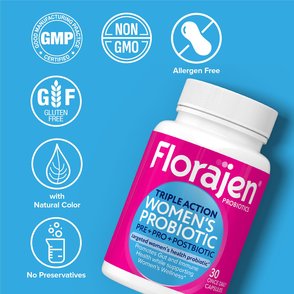 natural relief with Florajen prebiotics