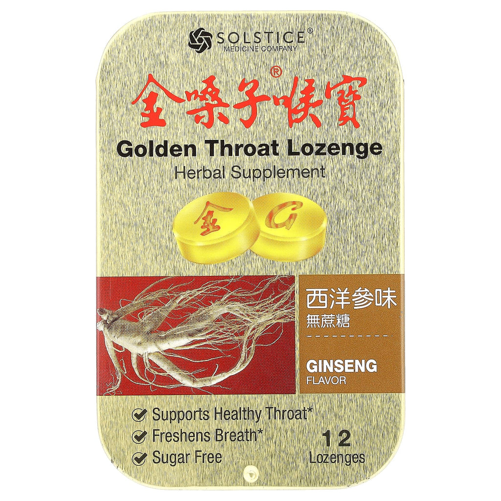 natural relief with ginseng lozenges