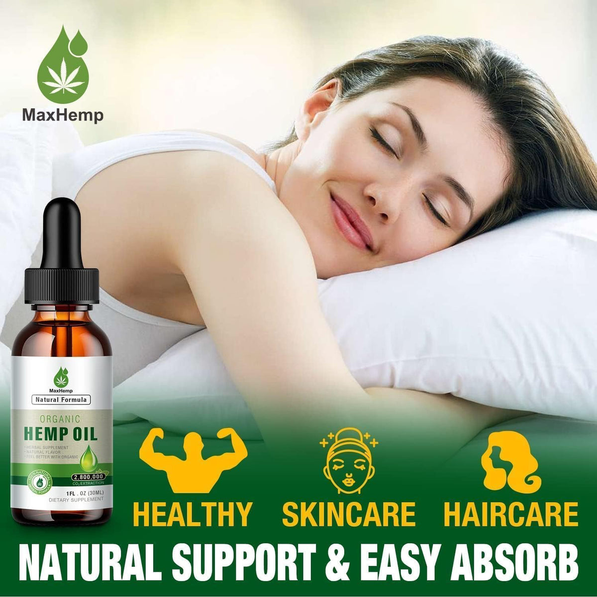 natural relief with hemp oil