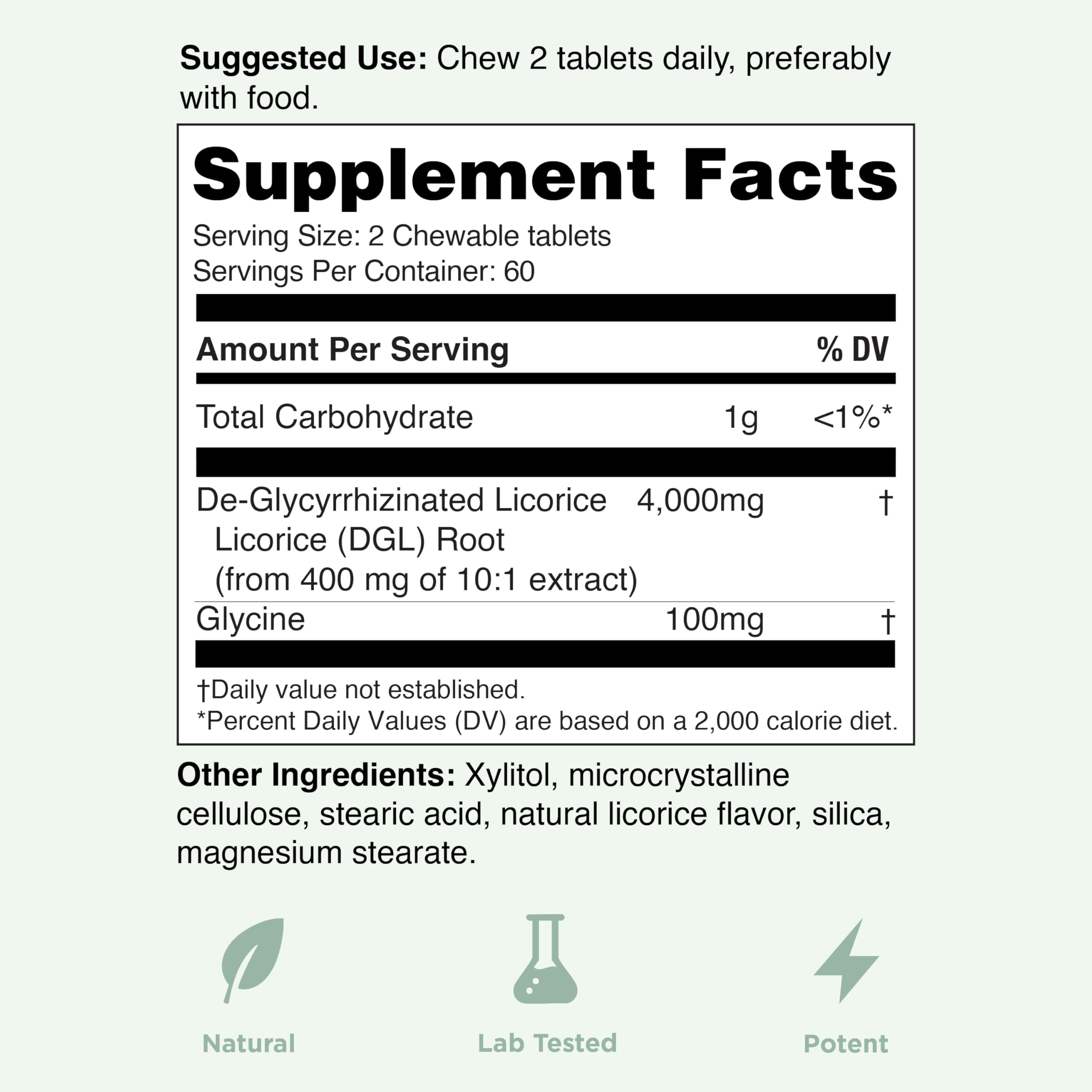 natural relief with licorice root