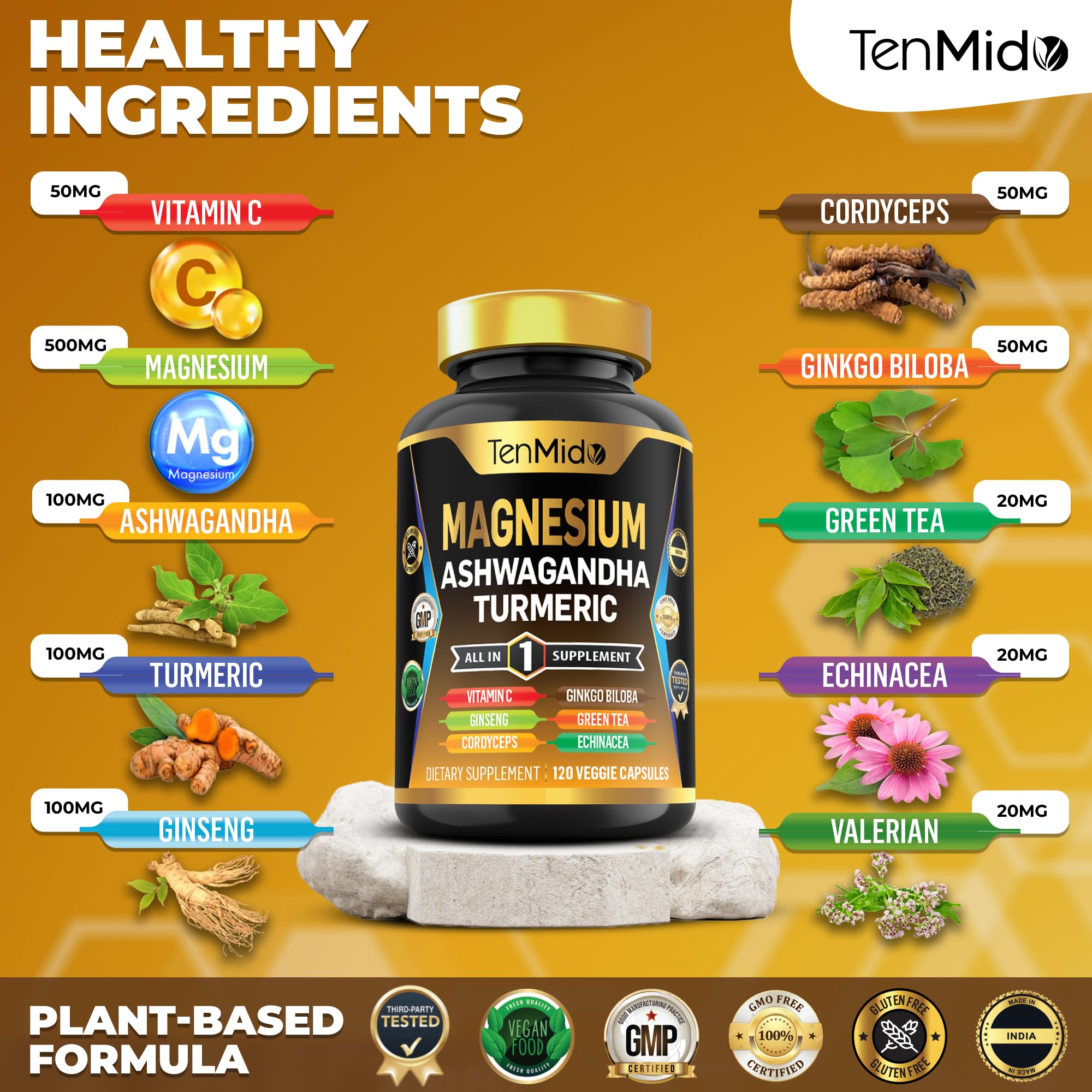 natural relief with magnesium and herbs