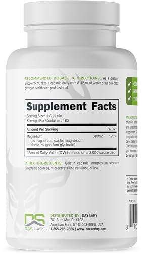 Natural relief with magnesium citrate