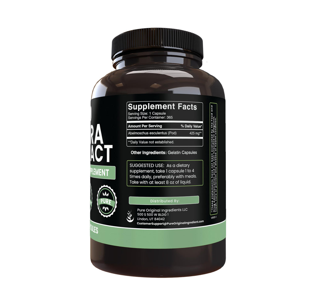 natural relief with okra extract