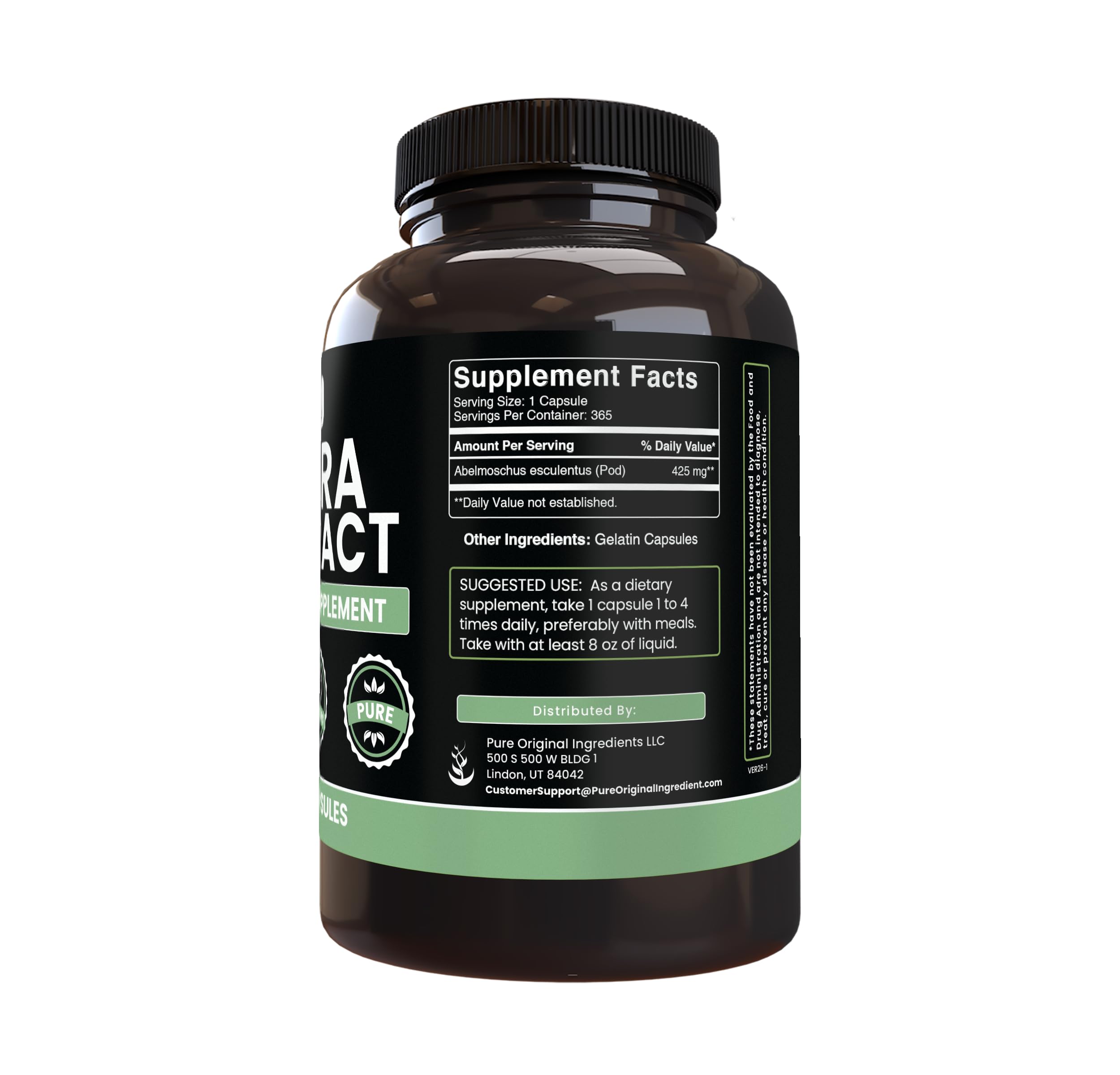 natural relief with okra extract